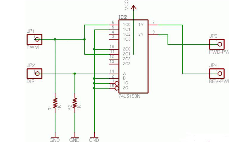 元壤实业 | 74ls153管脚及功能表——真值表逻辑图及应用电路