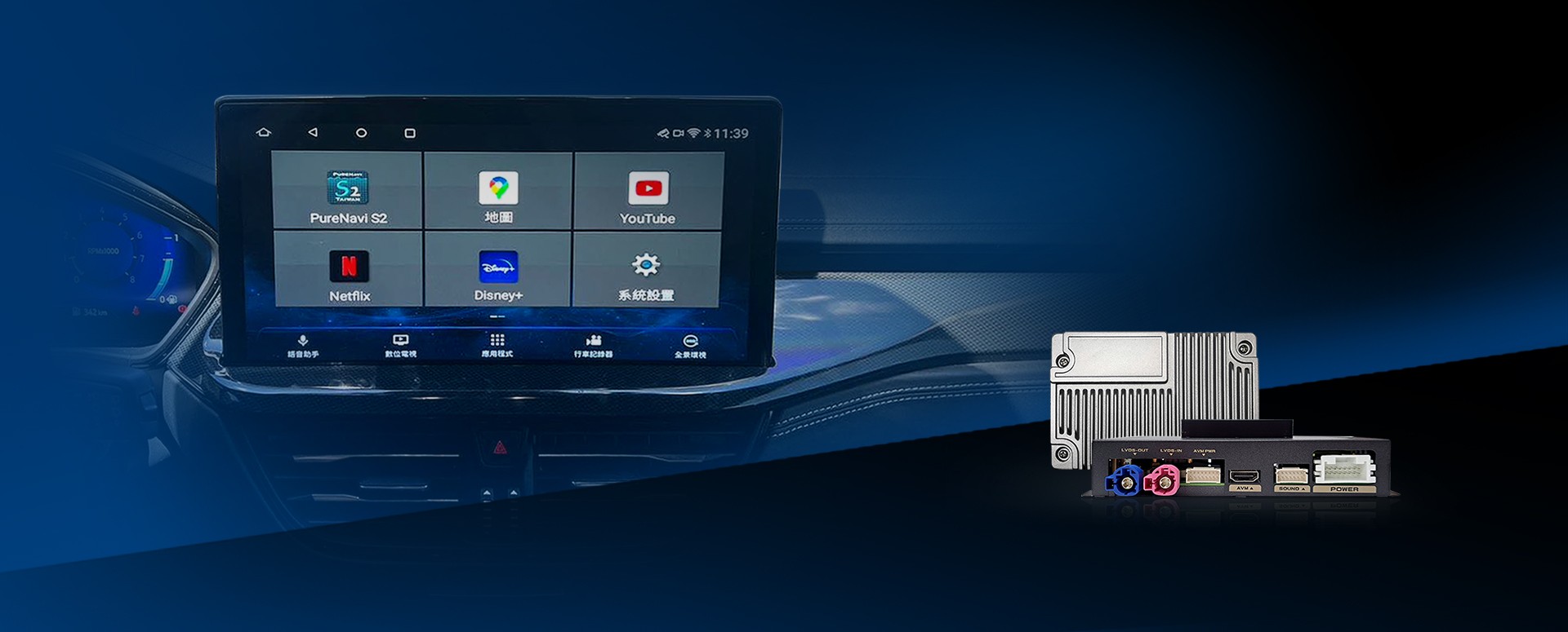 inCAR車用介面影音系統