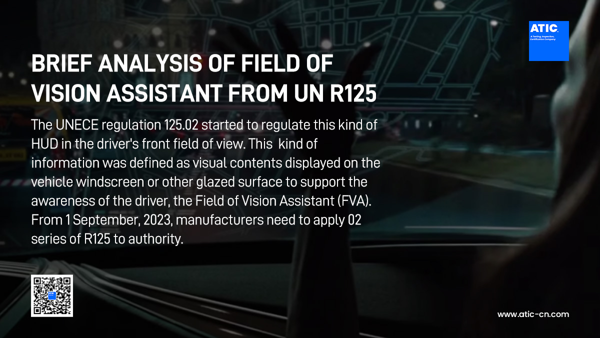 BRIEF ANALYSIS OF FIELD OF VISION ASSISTANT FROM UN R125