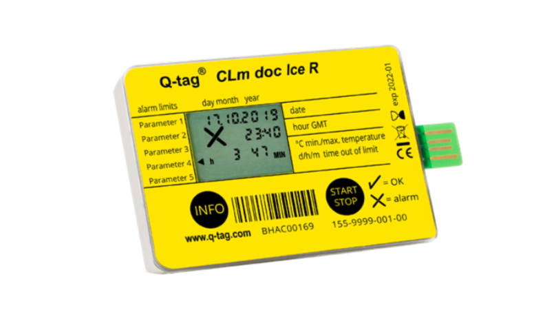 北京嘉华竞成科技发展有限公司 | 冷冻温度监测器Q-tag CLm doc Ice R