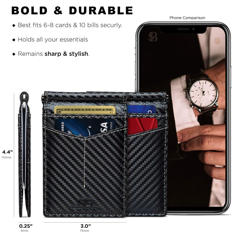 FRANK LEATHER | GENUINE LEATHER MINIMALIST FRONT POCKET WALLETS