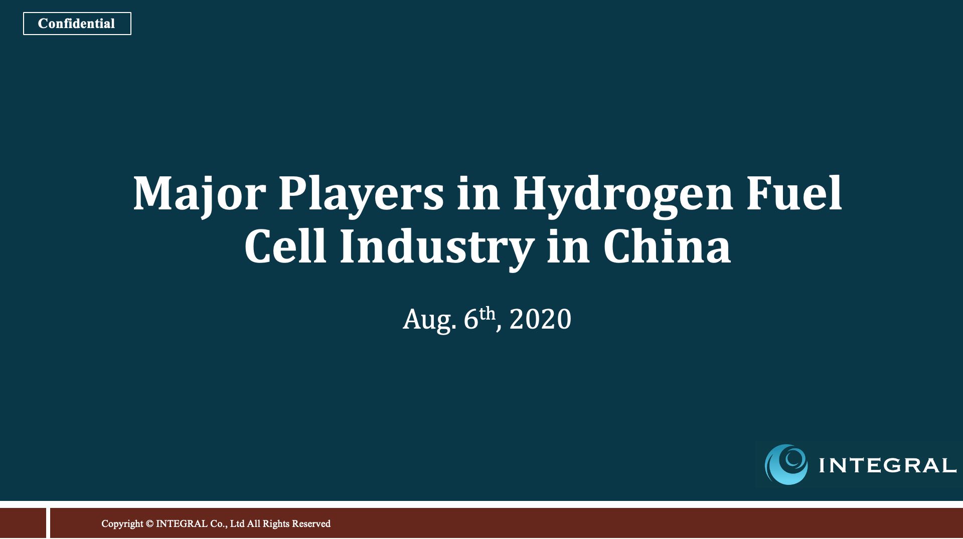 INTEGRAL website (EN) | Major Players in Hydrogen Fuel Cell Industry in ...