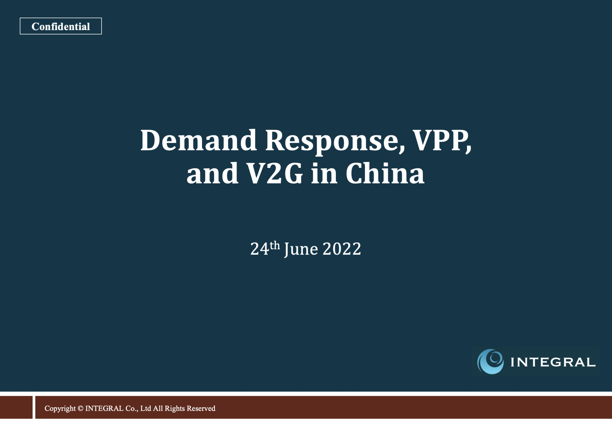 Demand Response, VPP, and V2G in China
