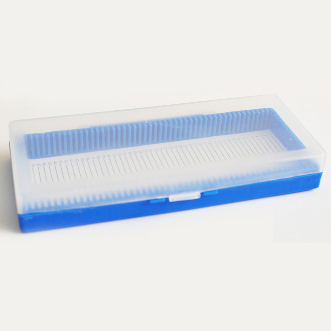 BOENMED® Microscope Slide Storage Box, 50 Pieces, Plastic