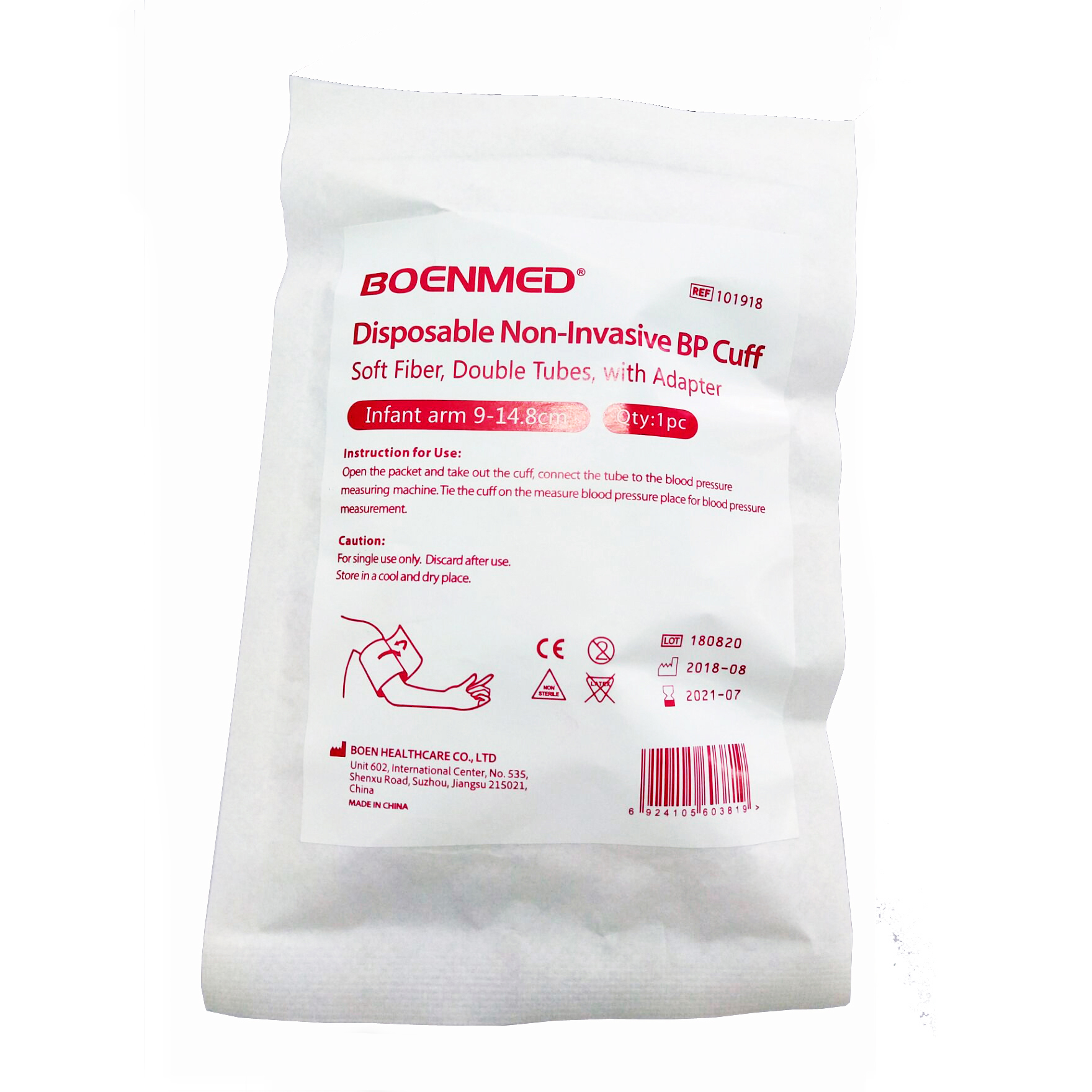 BOENMED® Infant BP Cuff with GE Adapter