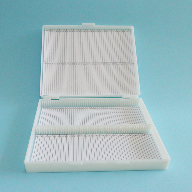 BOENMED® Microscope Slide Storage Box, 100 Pieces, ABS material