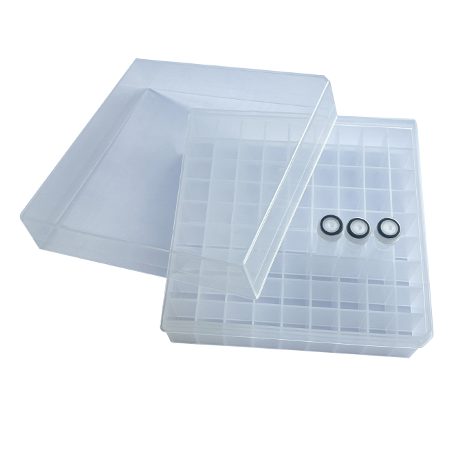 BOENMED® Cryovial Box, PP, with a Transparent Lid