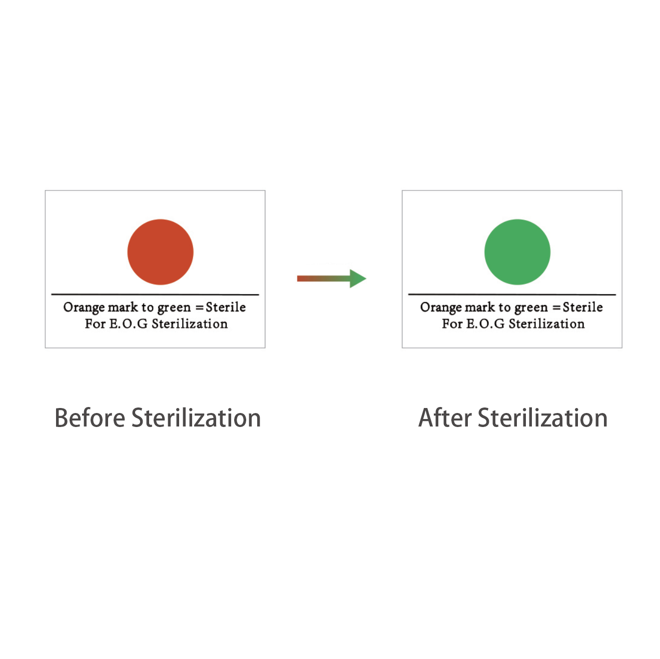 BOENMED® EO Sterilization Indicator Label