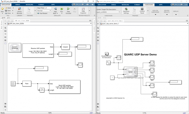 QUANSER | QUARC使用技巧——通信协议