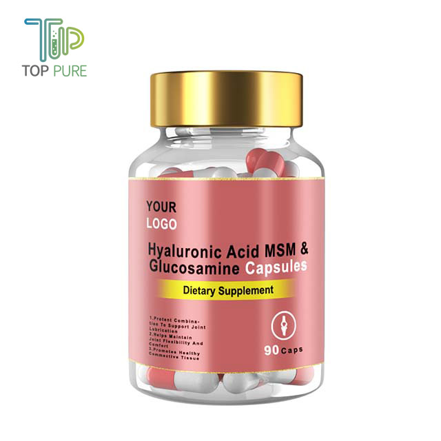 TopPure Health | Plant extract | Hyaluronic Acid MSM & Glucosamine Capsules