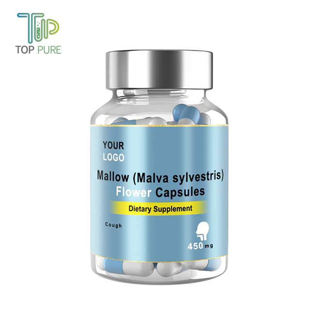 TopPure Health | Plant extract | Mallow (Malva sylvestris) Flower Capsules