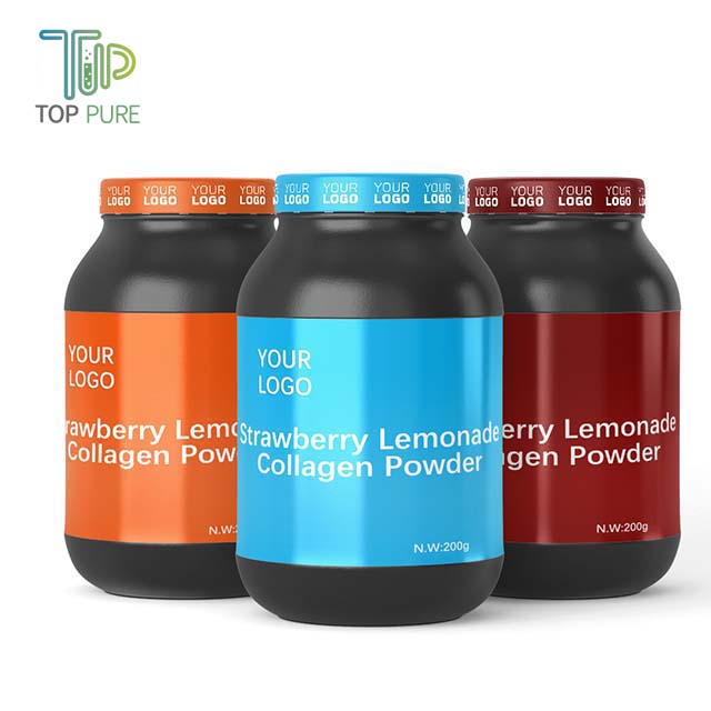 TopPure Health | Plant extract | Strawberry Lemonade Collagen Powder
