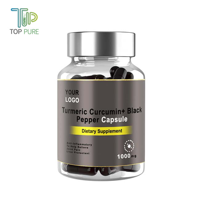 TopPure Health | Plant extract | Turmeric Curcumin+ Black Pepper Capsules